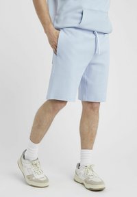 BZB BERMUDA MOLLETON - Short - bleu clair - ZALANDO.FR