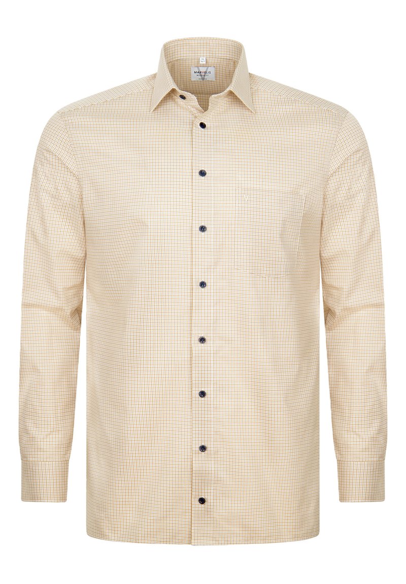 Marvelis MODERN FIT - Hemd - beige - Zalando.de