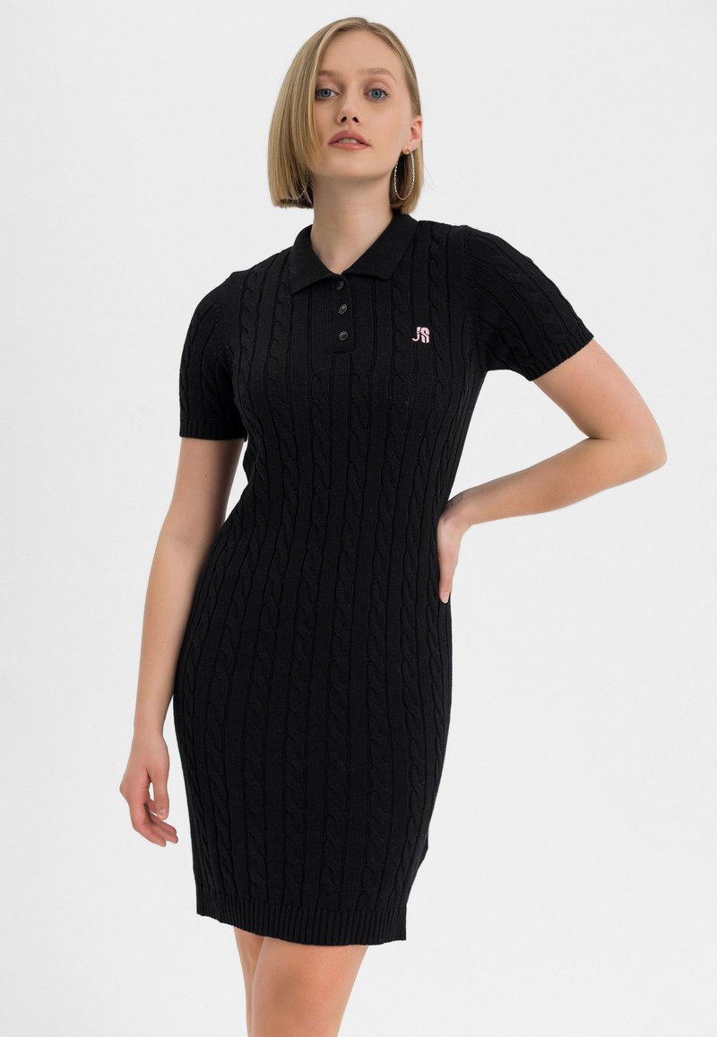 Felix Hardy CABLE - Robe pull - black/noir - ZALANDO.FR