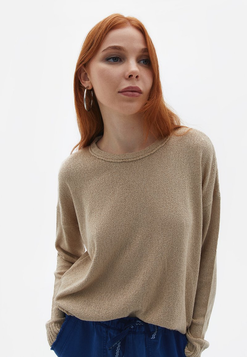 OXXO LOOSE FIT - Strickpullover - oxford tan/tan - Zalando.at