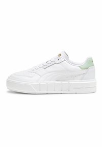 Puma CALI COURT - Sneakers laag - white fresh mint/wit - Zalando.nl