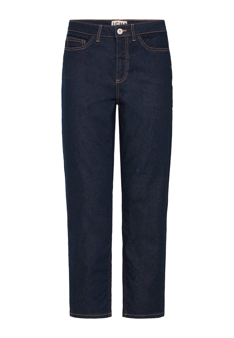 ICHI TWIGGY RAVEN - Jeans Straight Leg - denim authentic blue/dark-blue ...