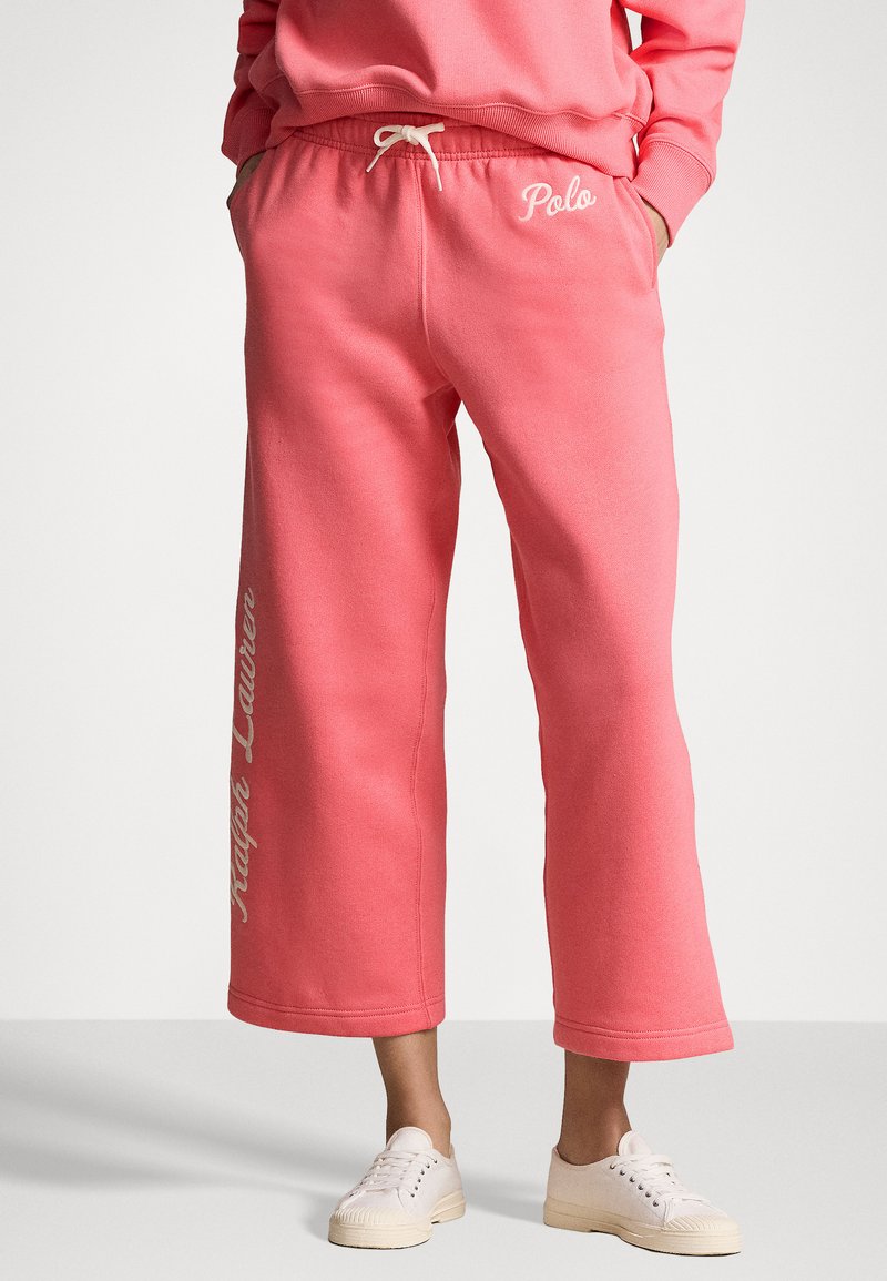 Polo Ralph Lauren ANKLE ATHLETIC - Tracksuit bottoms - ribbon pink ...