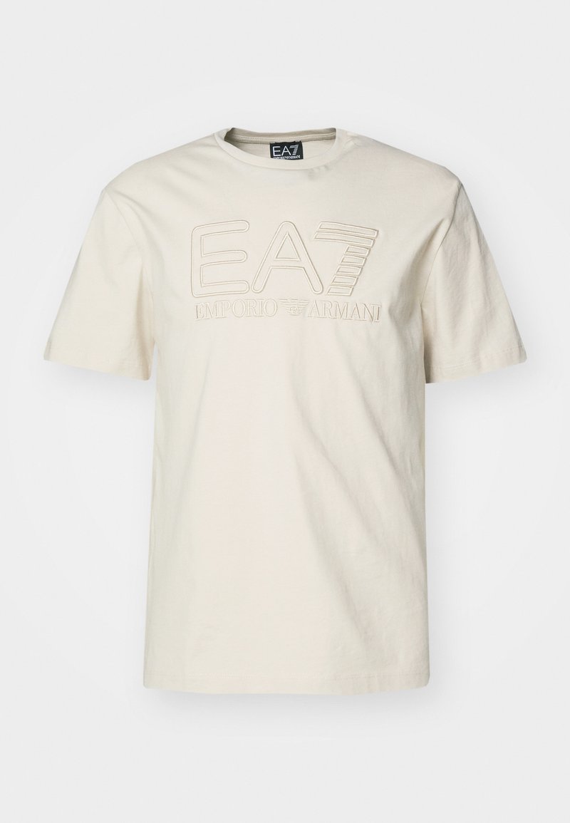 EA7 Emporio Armani UNISEX - T-Shirt print - grigio perla/beige - Zalando.ch