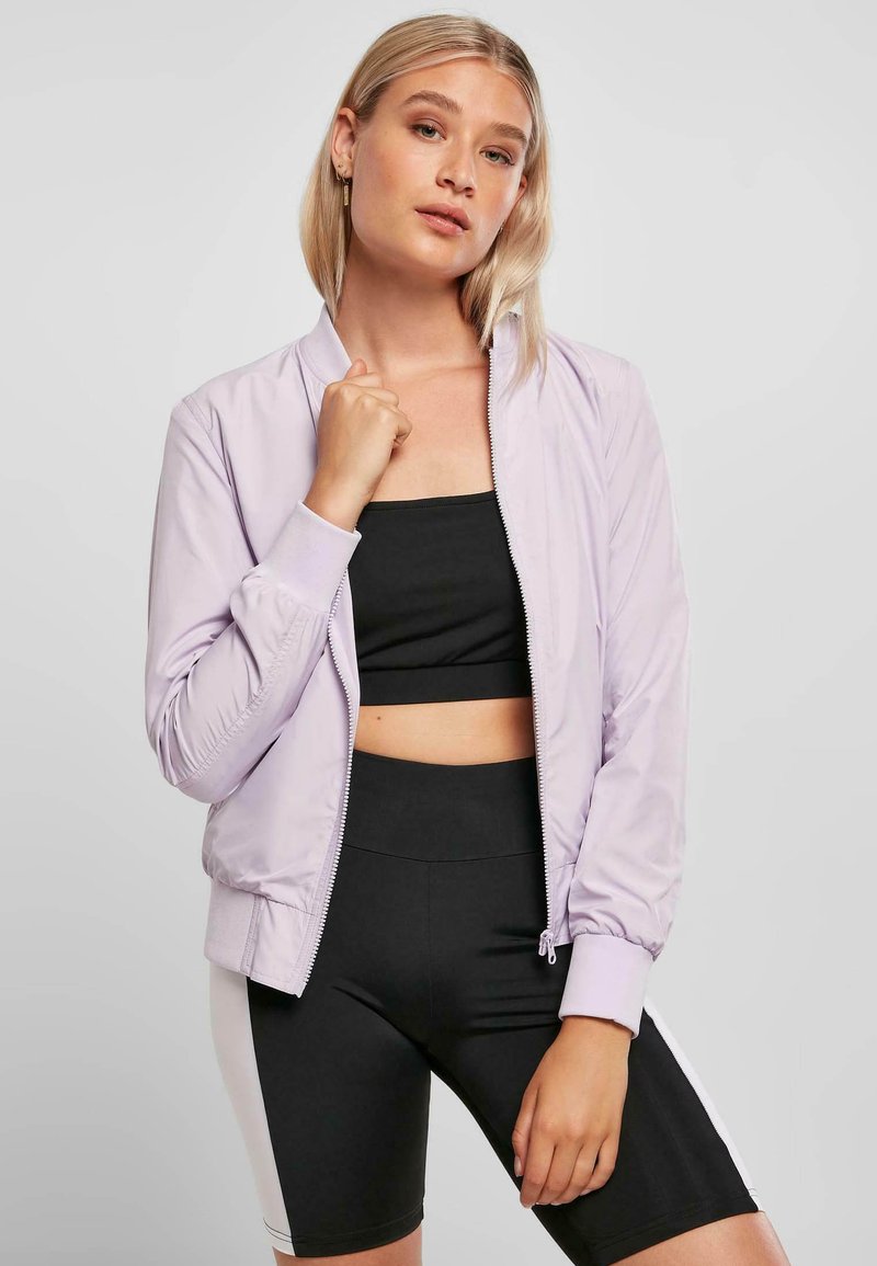 Urban Classics Bomber Jacket - lilac/purple - Zalando.ie