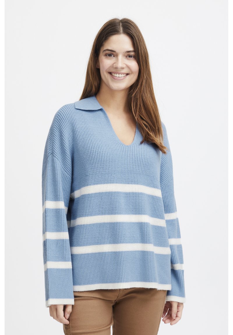 Fransa FRALLY - Jumper - endless sky mix/blue - Zalando.ie
