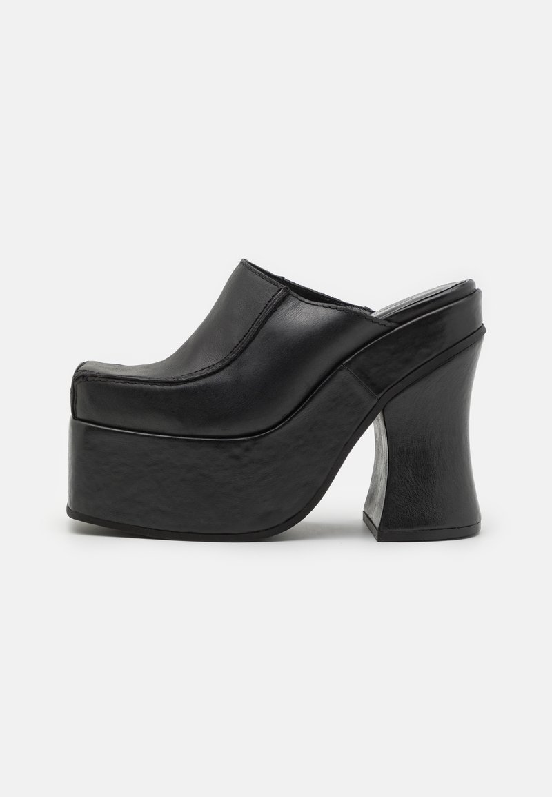 ECKHAUS LATTA PLATFORM MULE - Muiltjes met hak - black/zwart - Zalando.nl
