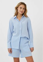 Moves ELASSU - Button-down blouse - bonnie blue/blue - Zalando