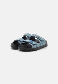 Guess FABULON - Sandalias planas - blue/azul oscuro - Zalando.es