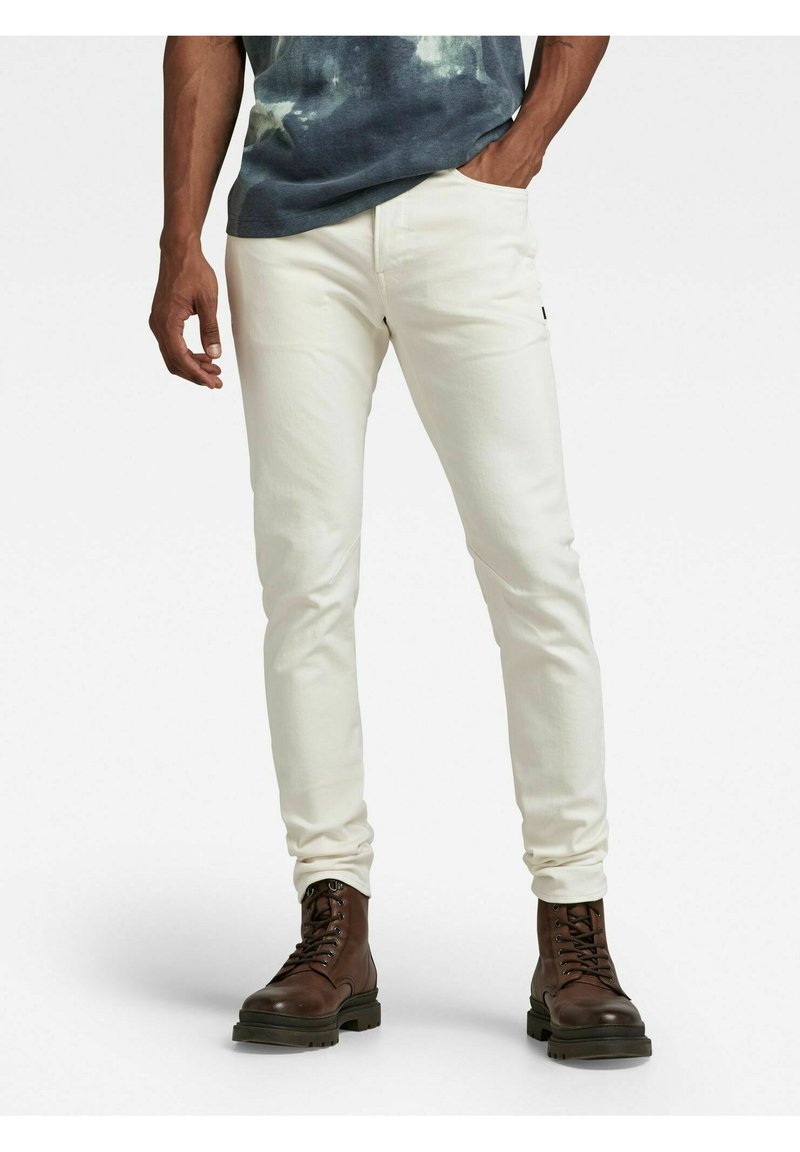 G-Star 3D - Jeans Slim Fit - white gd/weiß - Zalando.at