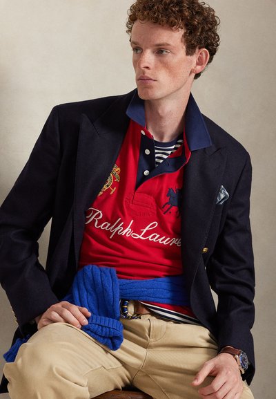 Polo Ralph Lauren CLASSIC FIT CREST MESH POLO SHIRT - Piké - red ...