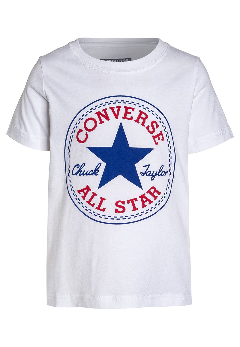 Converse CHUCK PATCH - Print T-shirt - white - Zalando.ie