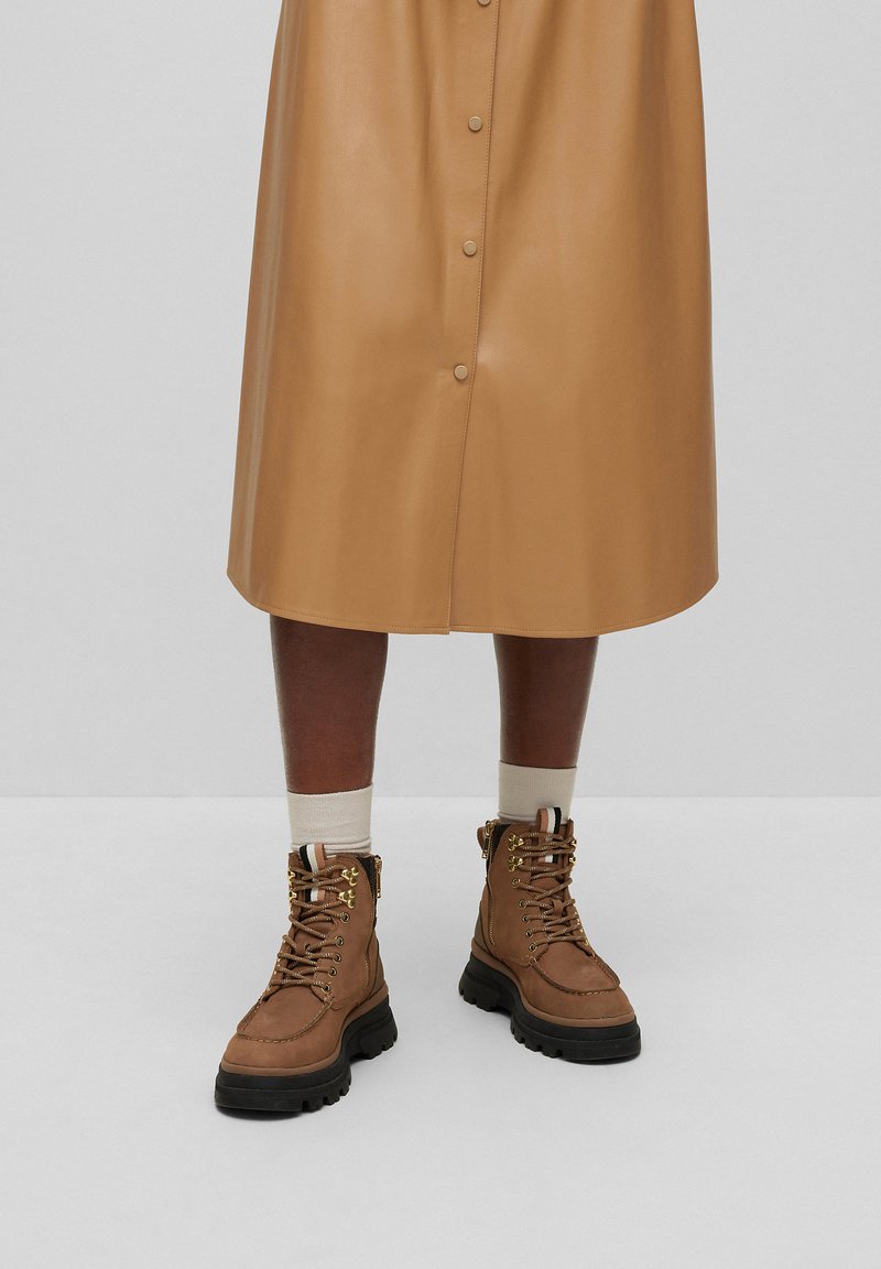 BOSS FOSTER HALB - Lace-up ankle boots - medium beige/beige - Zalando.de