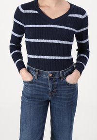 American Eagle Straight leg jeans - blue denim - (Pre-owned) - Zalando