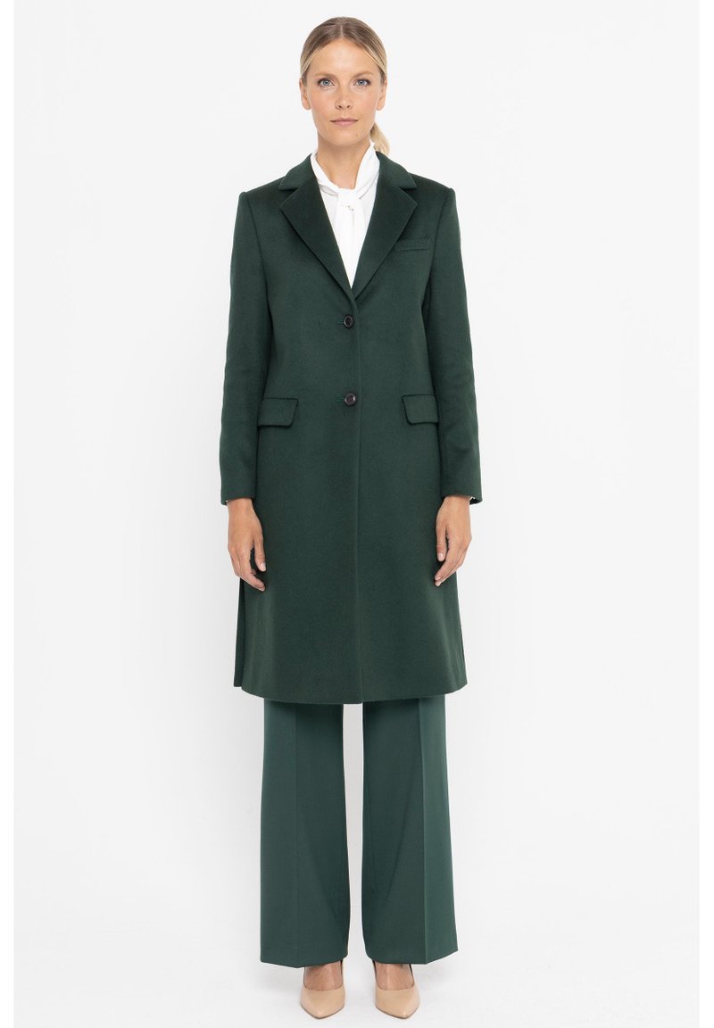 Deni Cler Milano Klasyczny płaszcz/zielony - Zalando.pl