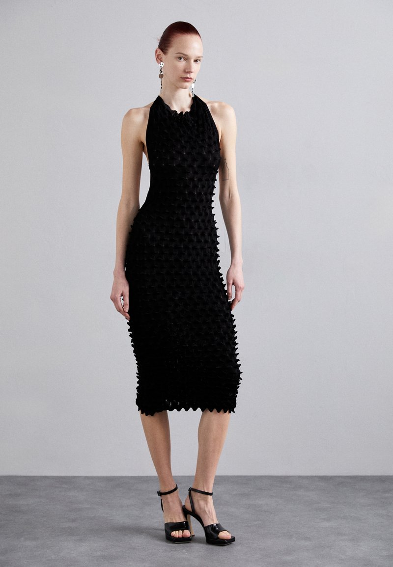 Chet Lo COWL NECK GOWN - Cocktail dress / Party dress - black - Zalando ...