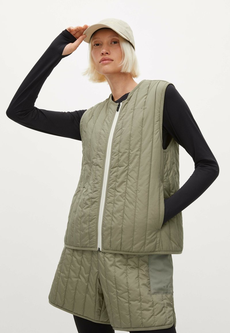 Röhnisch LAKE PADDED - Chaleco - vetiver green/verde oliva - Zalando.es