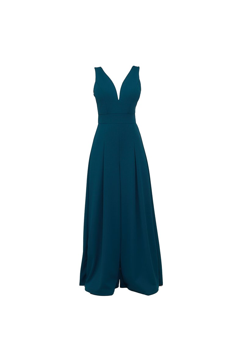 WAL G PETITE JACKIE WIDE LEG - Jumpsuit - dark teal blue/petrol - Zalando