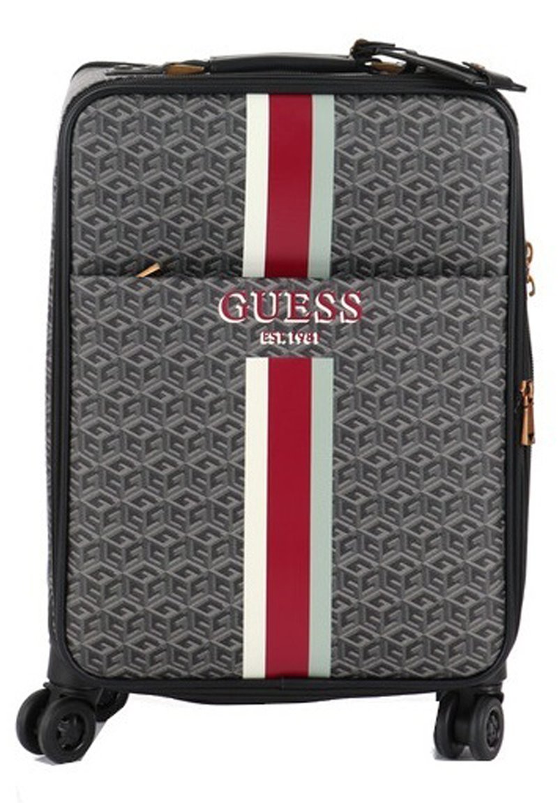 Guess VIKKY TRAVEL G CUBE S SPINNER CHARCOAL LO - Trolley - grey/grigio ...
