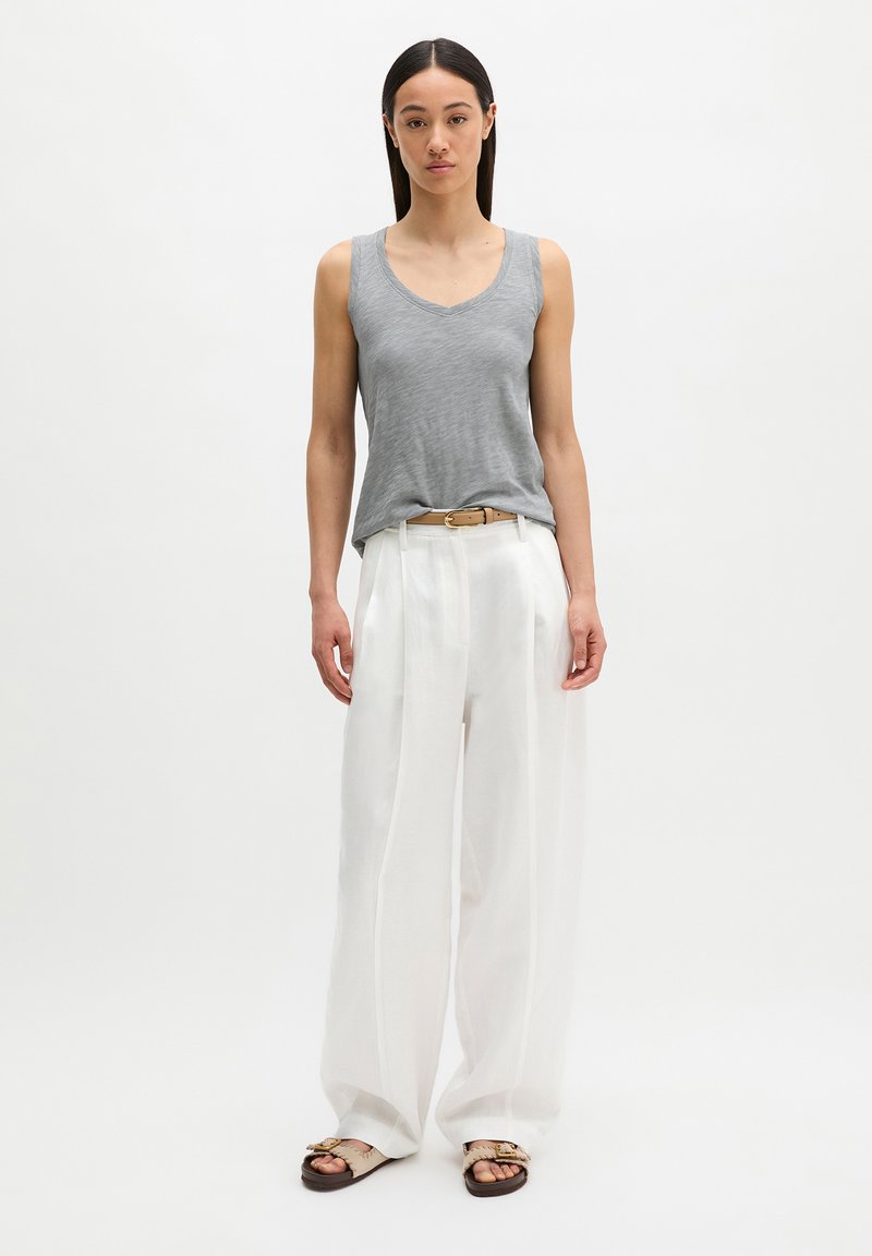 Marc O'Polo Top - quiet sea/stone - Zalando