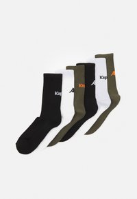 Kappa TENNIS SOCKS 6 PACK UNISEX - Sportsstrømper - olive night ...
