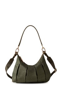 Borbonese CROISSANT SMALL - Borsa a mano - military green/verde scuro ...