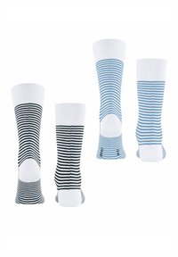 Esprit FINE LINE 2-PACK - Socks - sortiment/light blue - Zalando