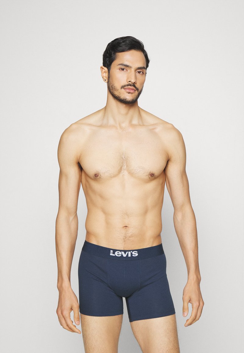 Levi's® MEN SOLID BASIC BOXER BRIEF ORGANIC 2PACK - Panties - navy/grau ...