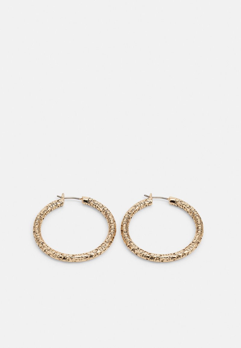 Coach HOOP - Earrings - gold-coloured - Zalando.ie