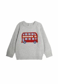 JoJo Maman Bébé LONDON BUS - REGULAR FIT - Svetr - marl grey/šedá ...