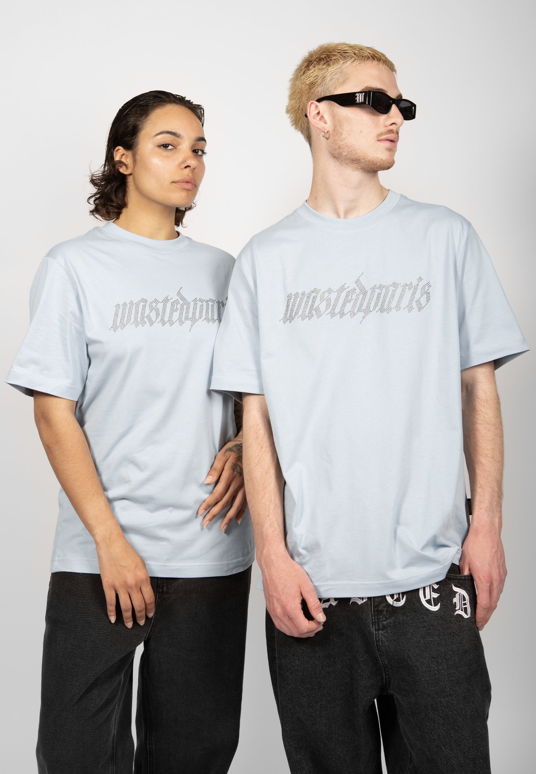 Wasted Paris CROWN STREAK UNISEX - T-Shirt print - air blue/hellblau ...