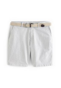 Next BELTED STRAIGHT FIT - Shorts - light green/groen - Zalando.nl
