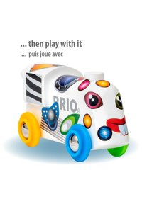 BRIO STICKER-LOKOMOTIVE - Spielzeugauto - mehrfarbig - Zalando.de