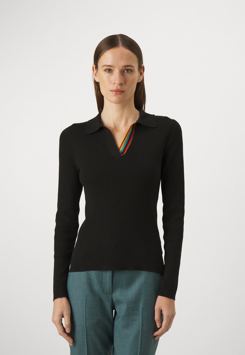 Paul Smith WOMENS OPEN NECK - Jumper - blacks/black - Zalando.ie