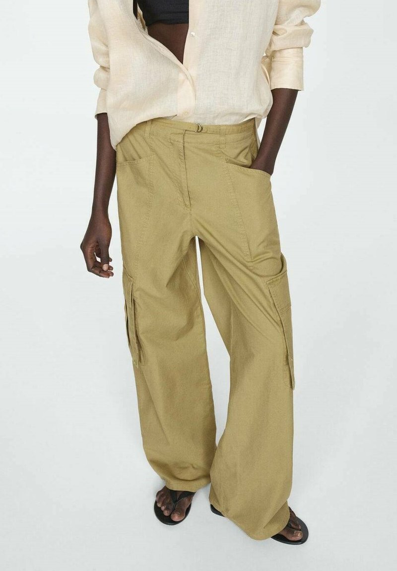 Mango ANANAS - Pantalon cargo - light green/vert clair - ZALANDO.FR