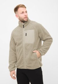 Derbe KUSCHELBY POCKET - Fleecejacke - cobblestone/beige - Zalando