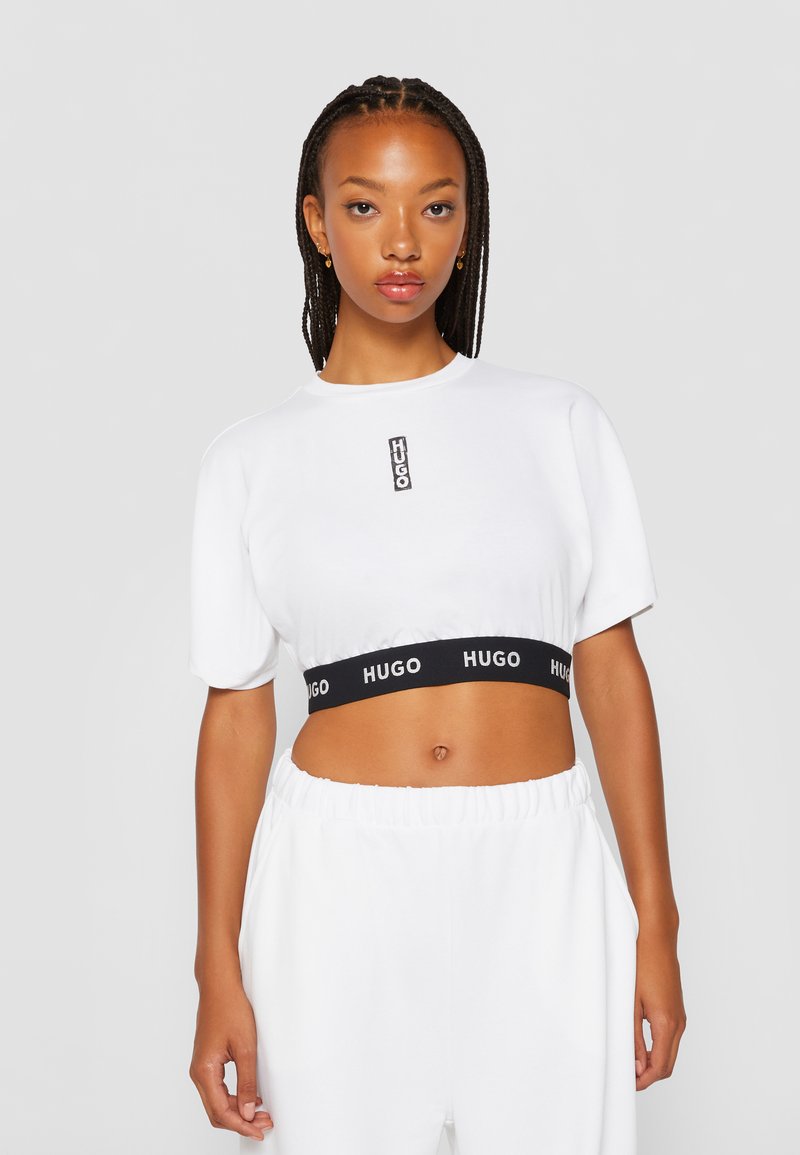 HUGO DALEXI - T-Shirt print - white/weiß - Zalando.ch