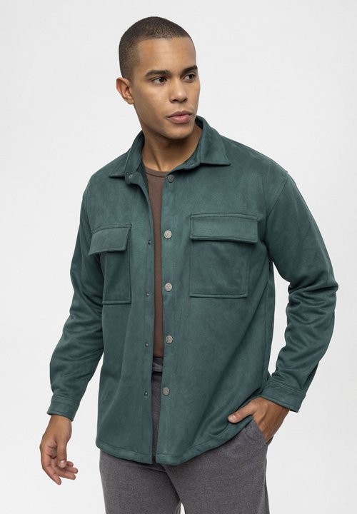 MCS SAN JUAN - Chemise - beetle/vert foncé - ZALANDO.BE