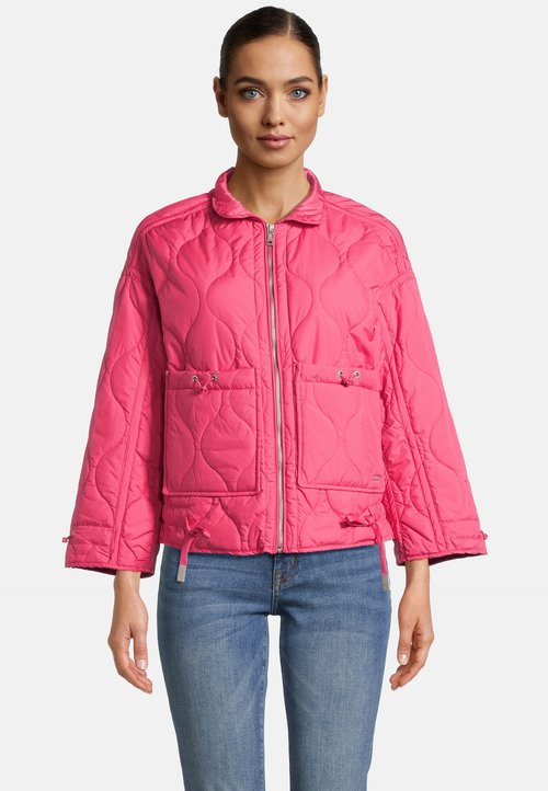 Derbe QUILTBY SHORT - Jas - pink glo/donkerroze - Zalando.be