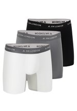 FM London 3 PACK TECHNICAL LONGLINE - Pants - black grey white/grey ...