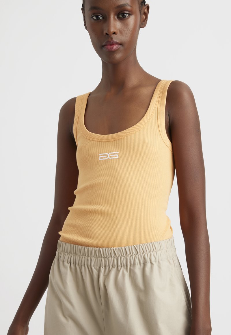 Gestuz DREW LOGO - Top - apricot tan/apricot - Zalando