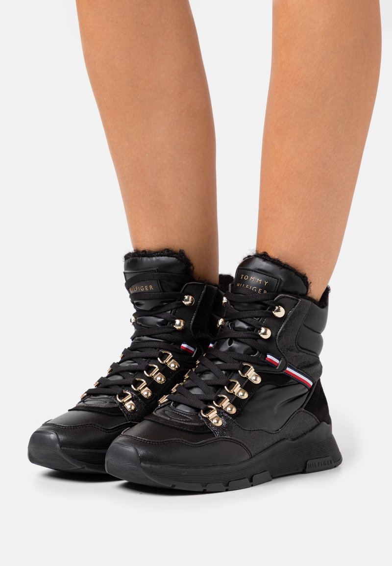 Tommy Hilfiger Ankle boots - black - (Pre-owned) - Zalando