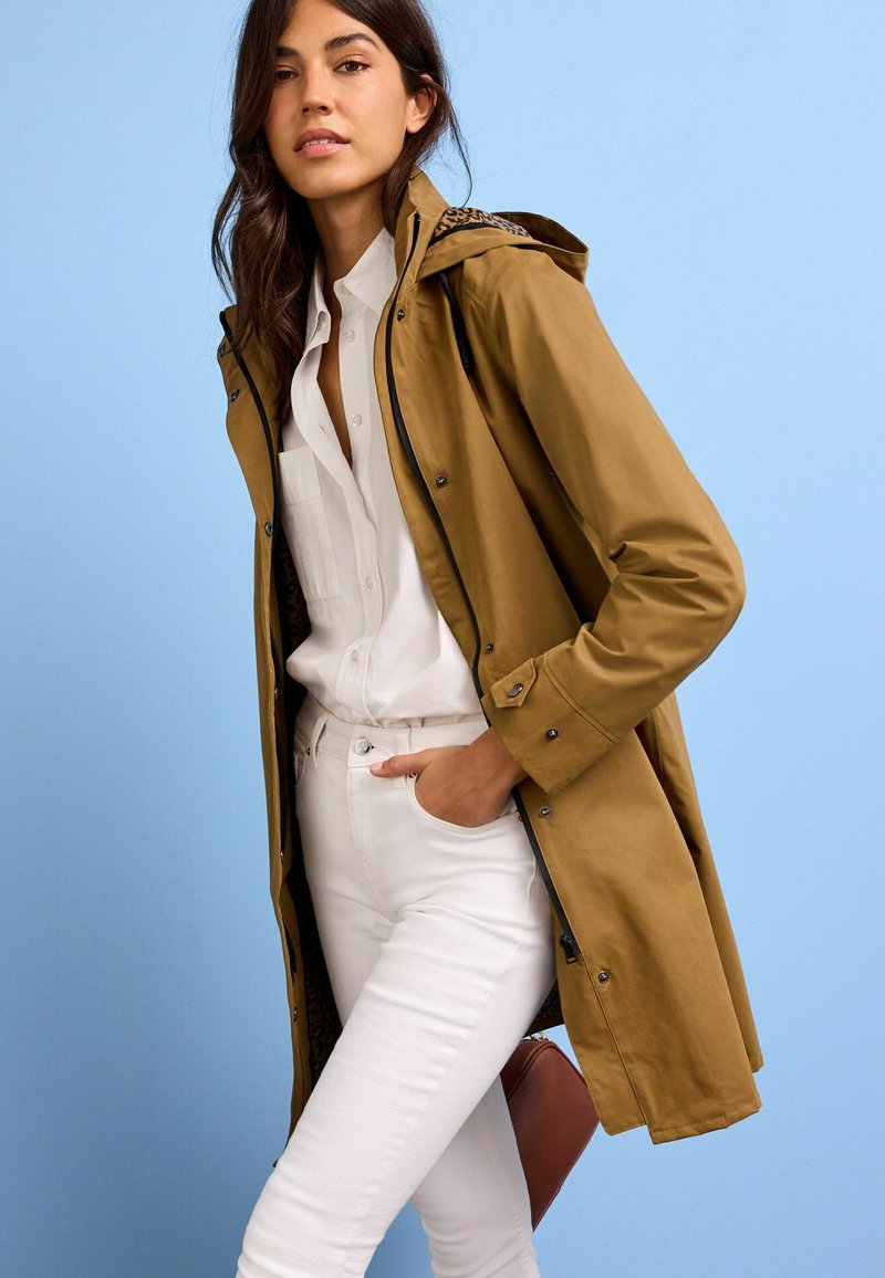 Next SHOWERPROOF RAIN JACKET - Parkas - tan brown/brun - Zalando.se