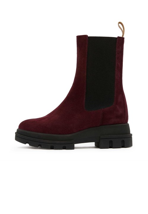 LÄST ANGIE CHELSEA - Saappaat - dark brown/viininpunainen - Zalando.fi