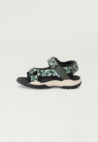 Geox BOREALIS BOY - Walking sandals - green/black/black - Zalando.ie