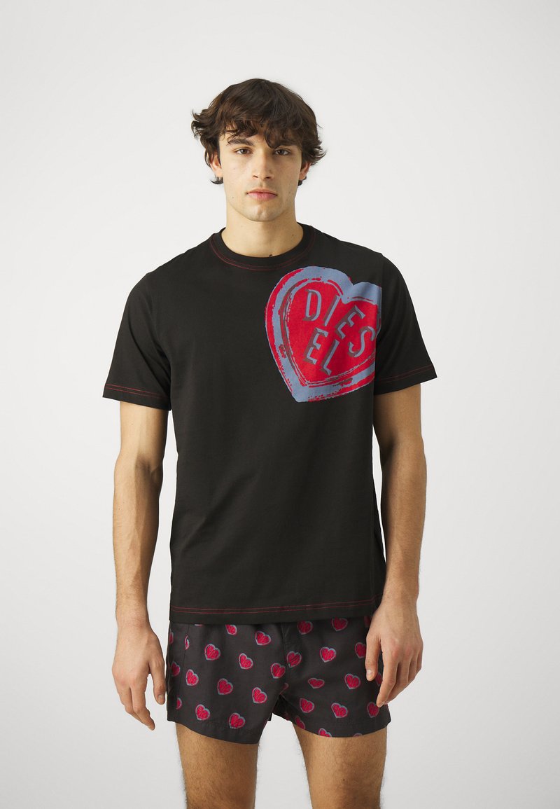 Diesel JUST STARK SET - Pyjama set - black/red/black - Zalando.ie