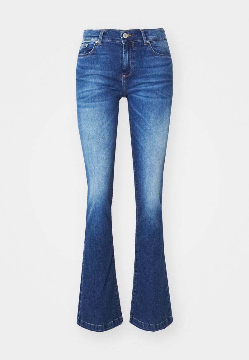 LTB FALLON - Bootcut jeans - grey denim/grijs denim/greydenim - Zalando.nl