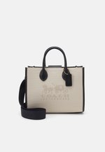 Coach ACE TOTE 26 - Bolso de mano - salt stone/black/crema - Zalando.es