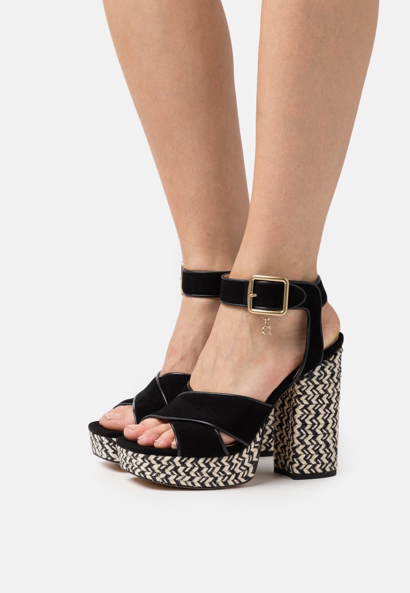 Coach NELLY - Platform sandals - black - Zalando.ie