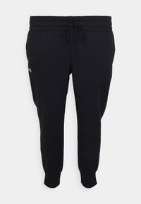 Under Armour RIVAL JOGGERS - Jogginghose - black/white/schwarz - Zalando.ch